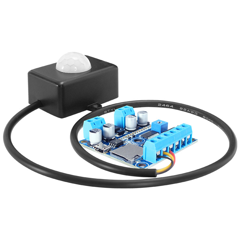 Motion Sensor MP3 Player Module with Load Output and PIR | Electronics123